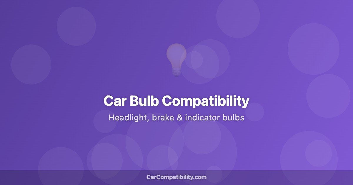 Ford Focus Bulb Guide — Headlight & Indicator Bulbs (2018...